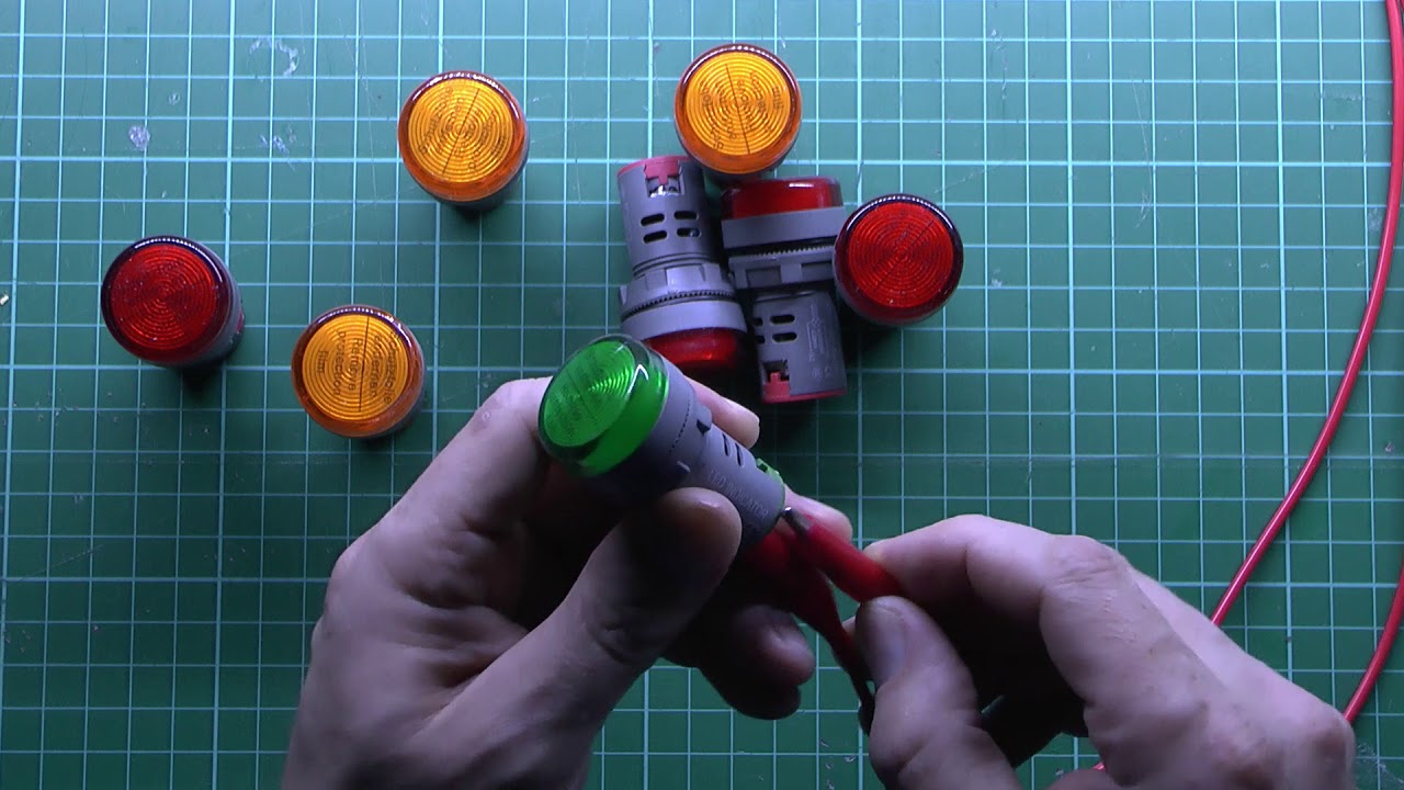 22mm Panel Indicators and Rotary Switches - YouTube