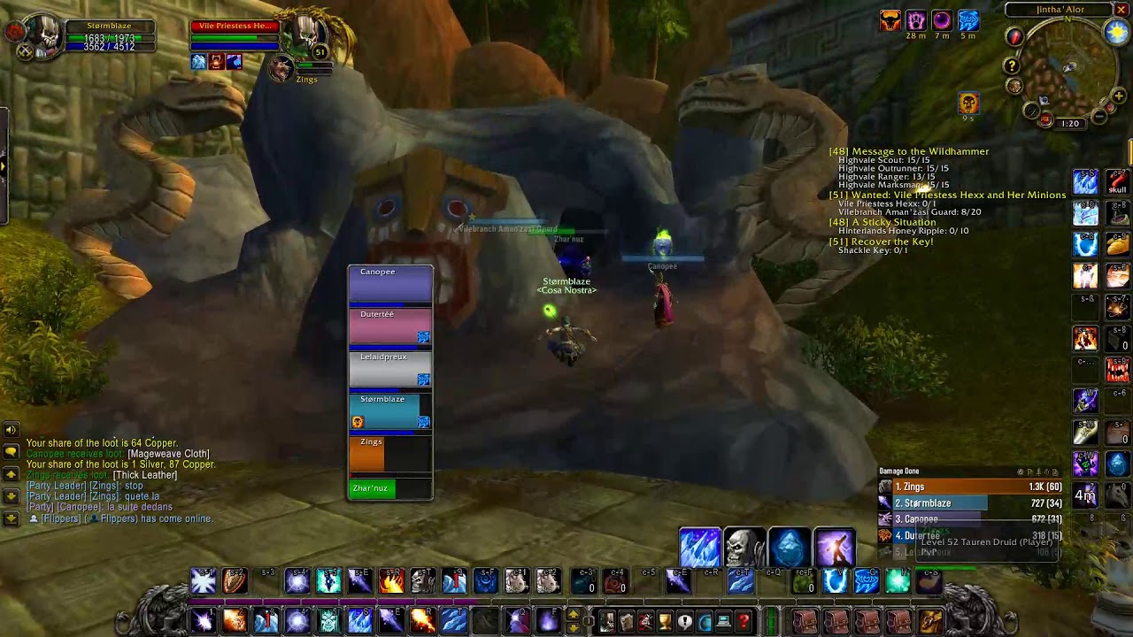Wanted: Vile Priestess Hexx and Her Minions quest wow classic - YouTube