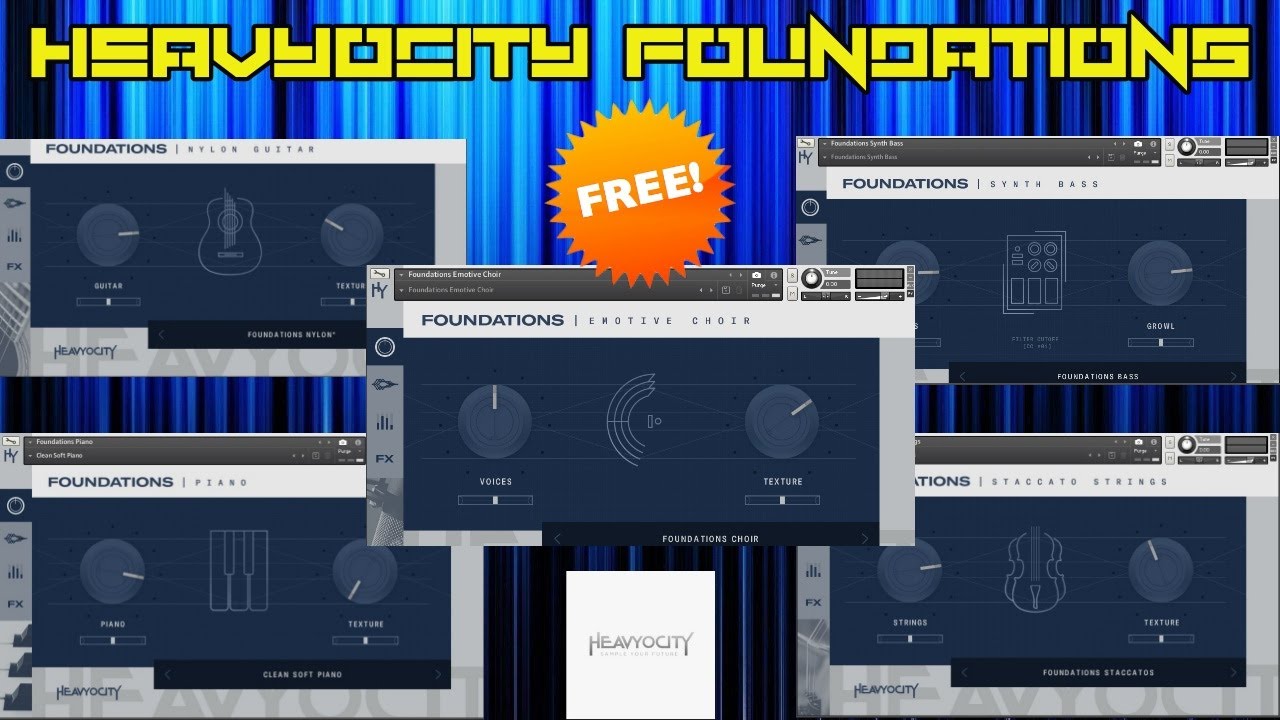 🔥 +5 LIBRERÍAS GRATIS para KONTAKT 7 🎁 HEAVYOCITY FOUNDATIONS FREE 100% ...