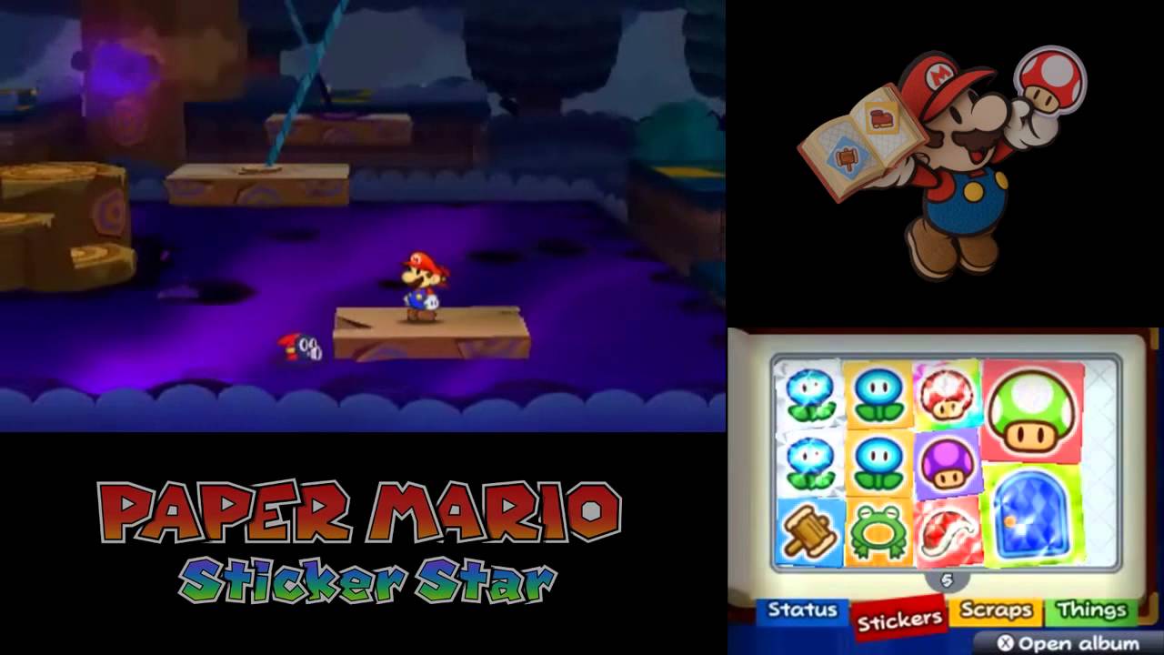 Let's Play Paper Mario: Sticker Star Part 17: Poison Springs and Poison ...