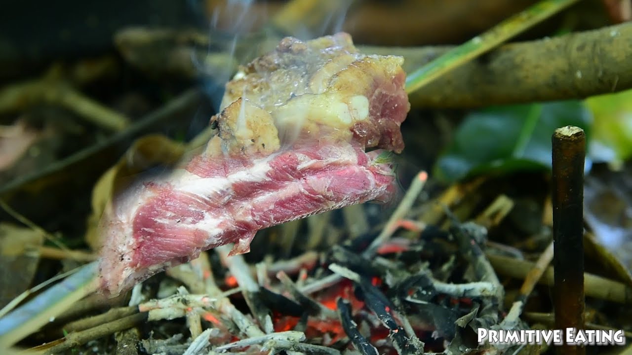 Primitive Eating - life and cooking in the wild - Survival Sad Life ...