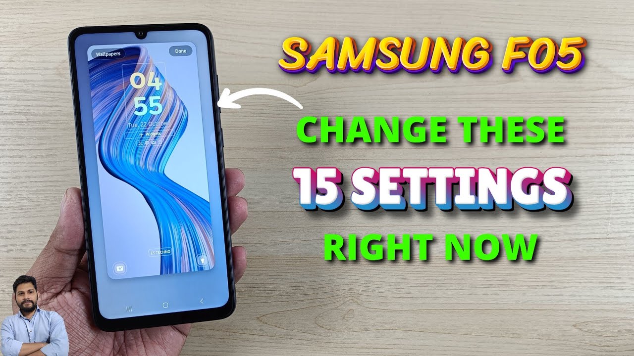 Samsung Galaxy F05 : Change These 15 Settings Right Now - YouTube