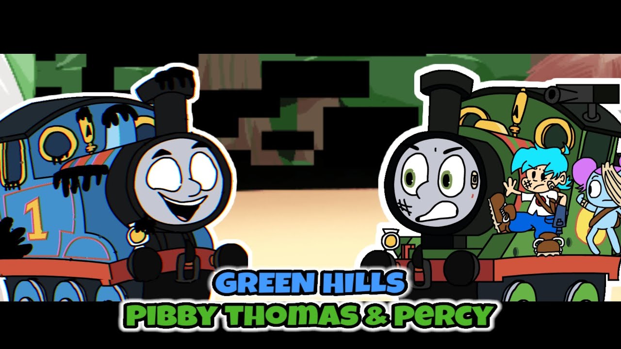FNF Green hills but Pibby Thomas & Percy survivor sing it 🎵🎶 [UTAU ...