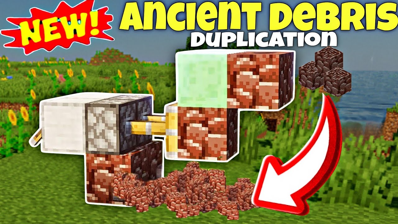 MINECRAFT 1.20 AUTOMATIC (NETHERITE DUPER FARM) || Tutorial in Bedrock ...