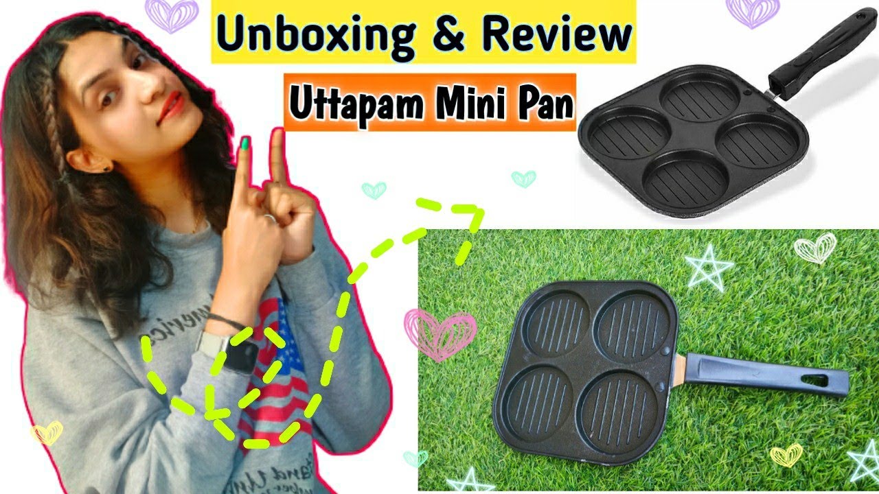 Uttapam Mini Pan | Non Stick I Unboxing & Review #pan #uttapamminipan # ...
