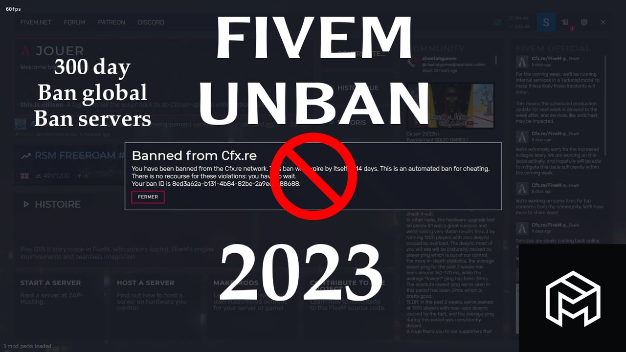 FiveM Global / Server Unban Method | Instant Unban FiveM Spoofer ...