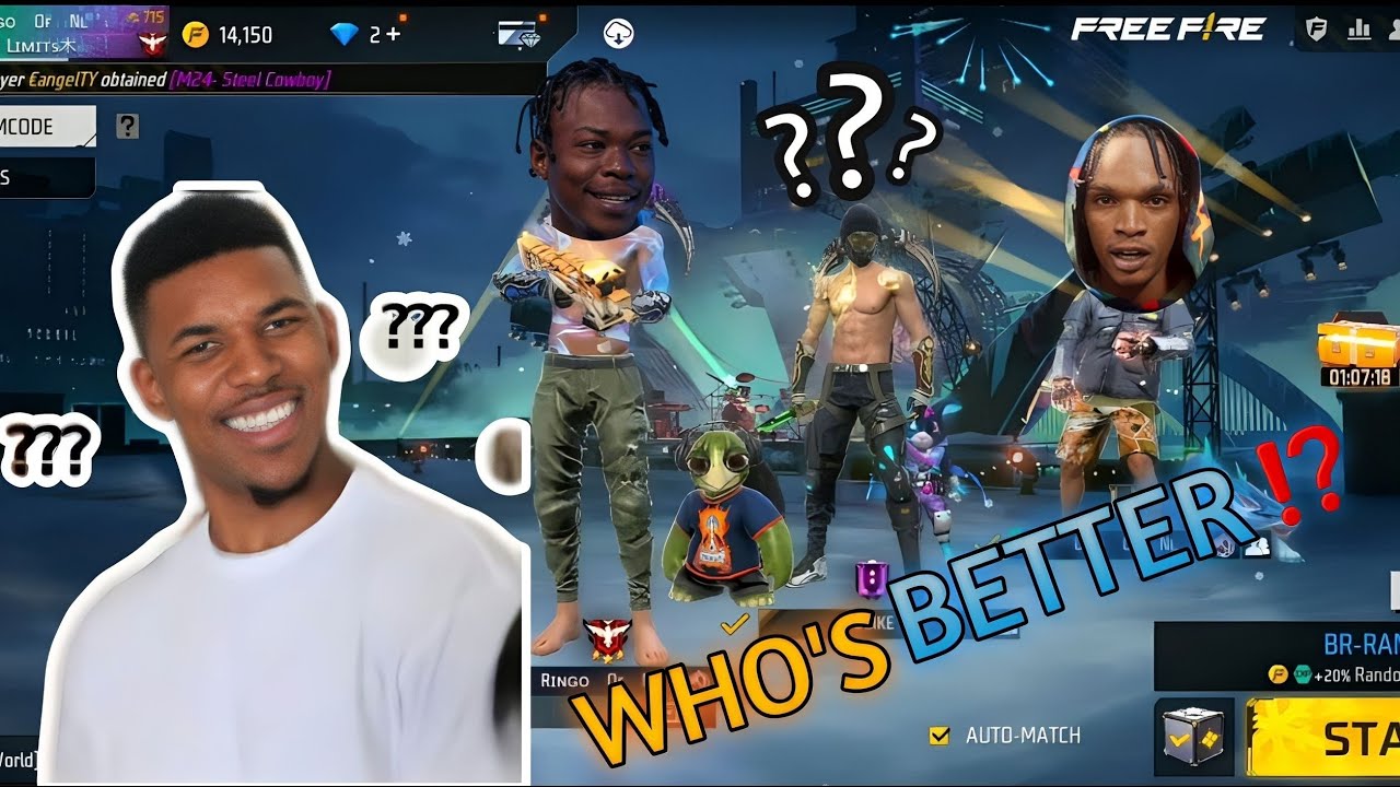 Skillibeng Or Skeng 🎶 who is better (free fire Interview🔥) /Online ...