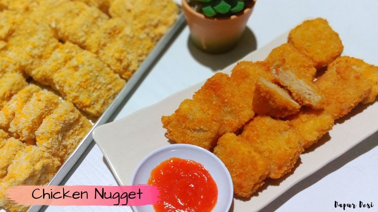 Resep Chicken Nugget Homemade - 1/2Kg Ayam Jadi 55 Nugget Ayam - YouTube