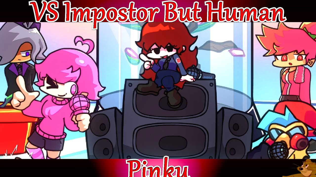 Friday Night Funkin' VS Impostor But Human (Among Us x FNF Mod) - Pinku ...