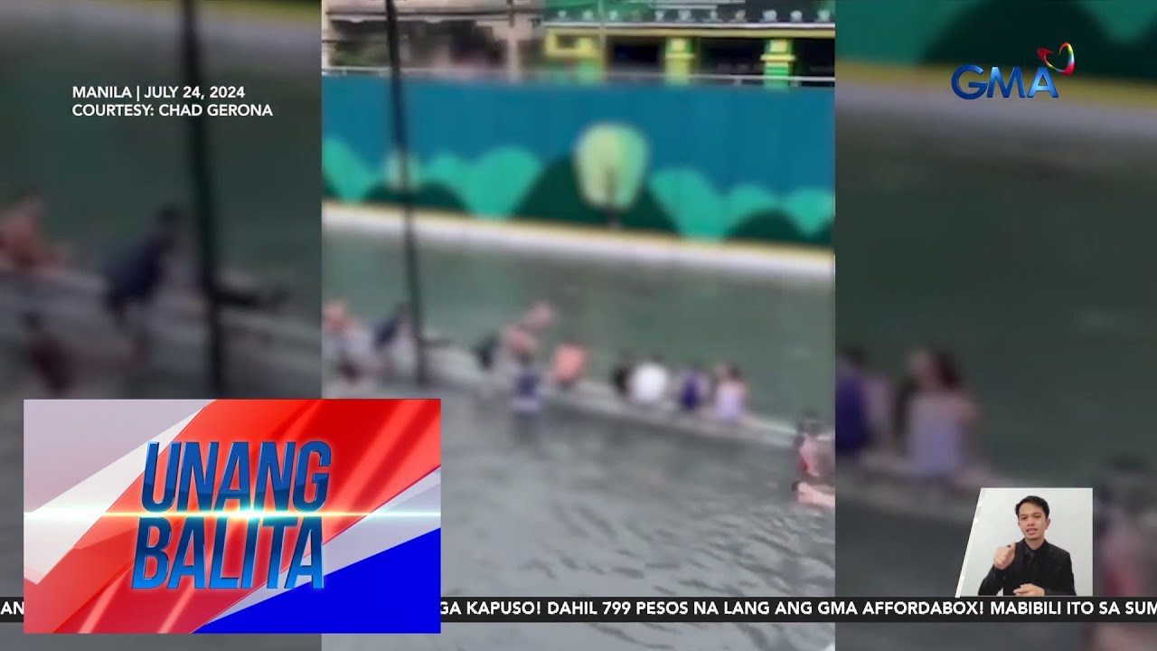 Paglangoy o pagligo sa baha, gustong ipagbawal ng DOH para iwas ...