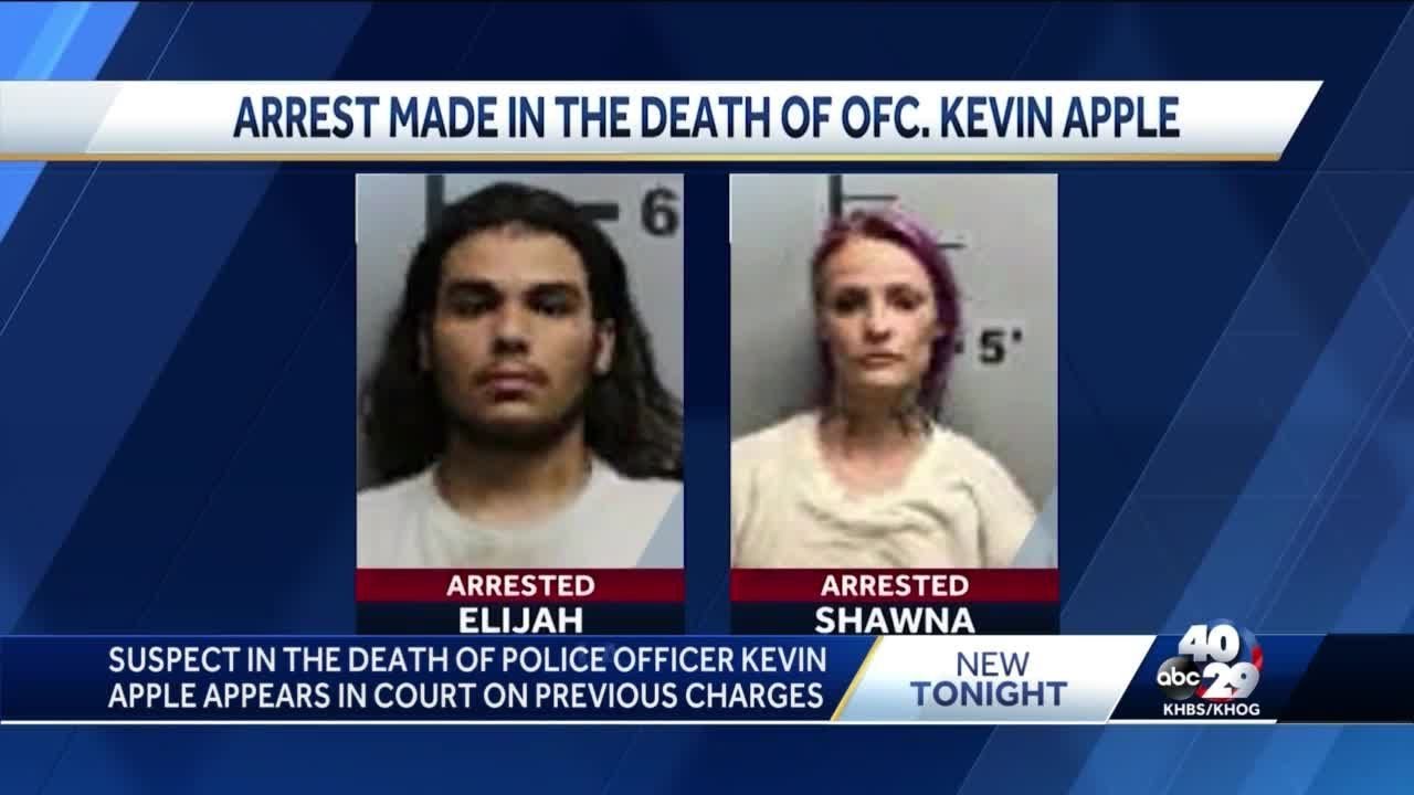 Woman accused in Ofc. Kevin Apple’s death appears in court - YouTube