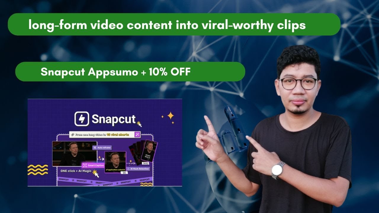 Snapcut Review Appsumo | Long-Form Videos InTo ShortViral Clips For Social Platforms - YouTube