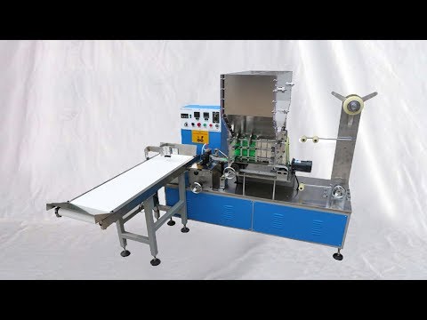 fully automatic customized single pc overlong straw packing MC BOPP plastic film wrapper 吸管包裝機全自動
