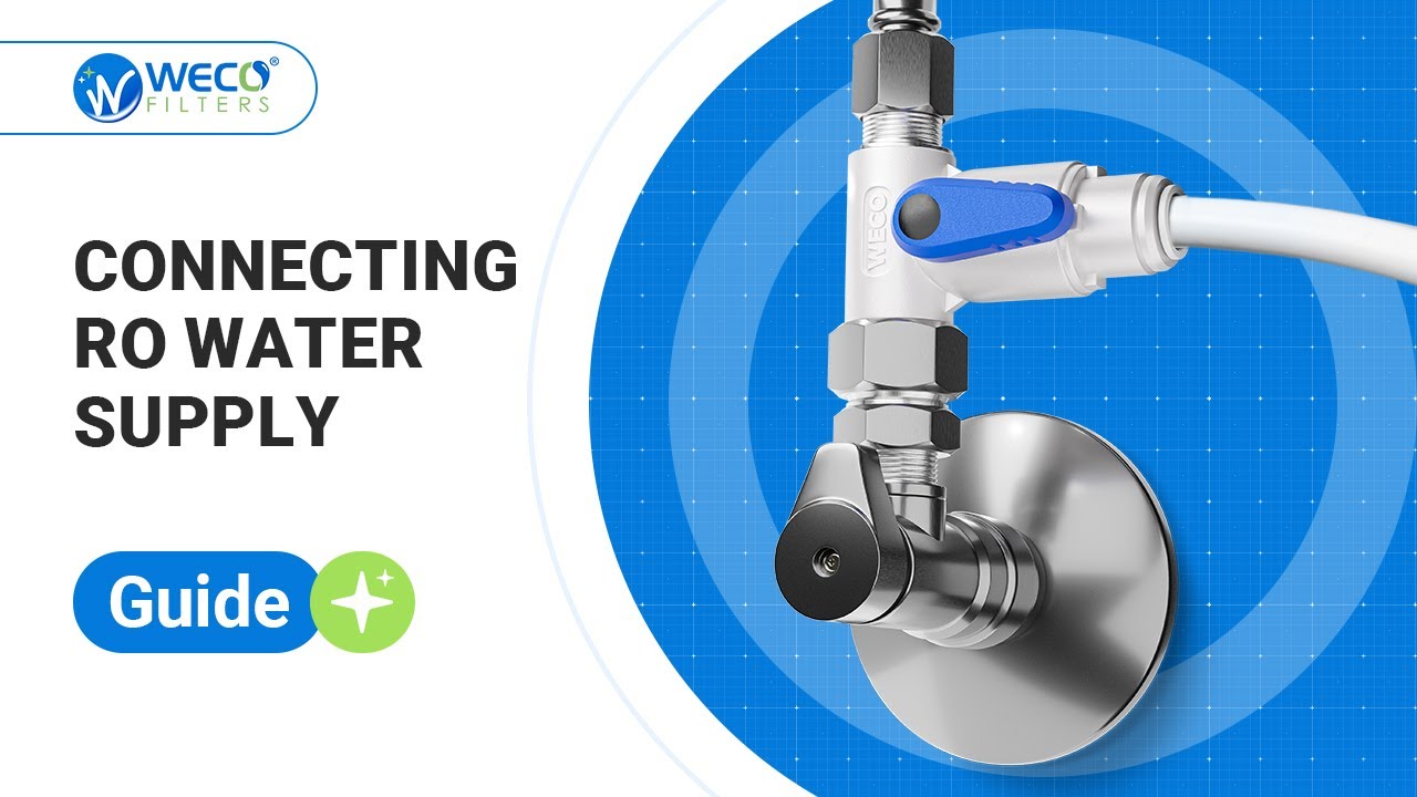 Connecting RO Water Supply | Tapping into the Cold Water Line | How to ...