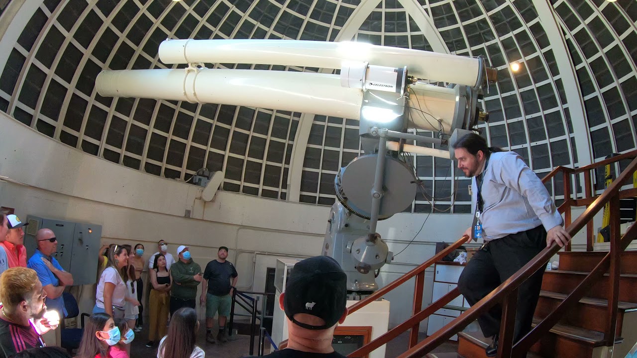 Telescope at Griffith observatory - YouTube