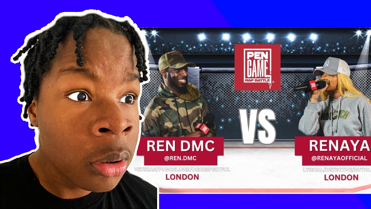 REN DMC Vs RENAYA | PenGame Rap Battle Reaction - YouTube