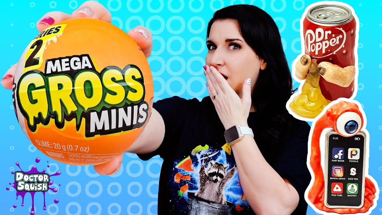 MEGA Gross Minis Series 2! Mini Brands Gone Bad - YouTube