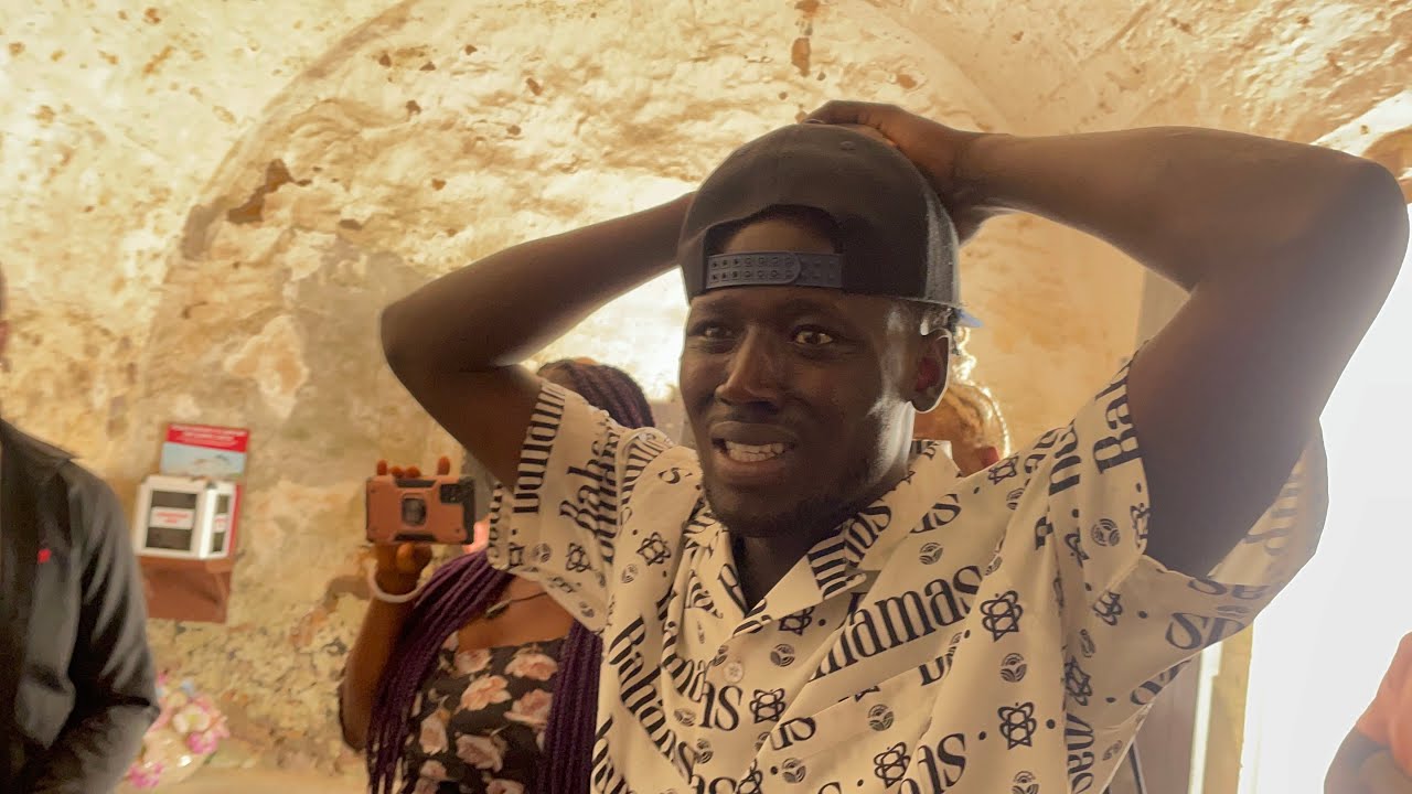 Father DMW : Nigerian Comedian visits Slave trade Castle in Ghana ...