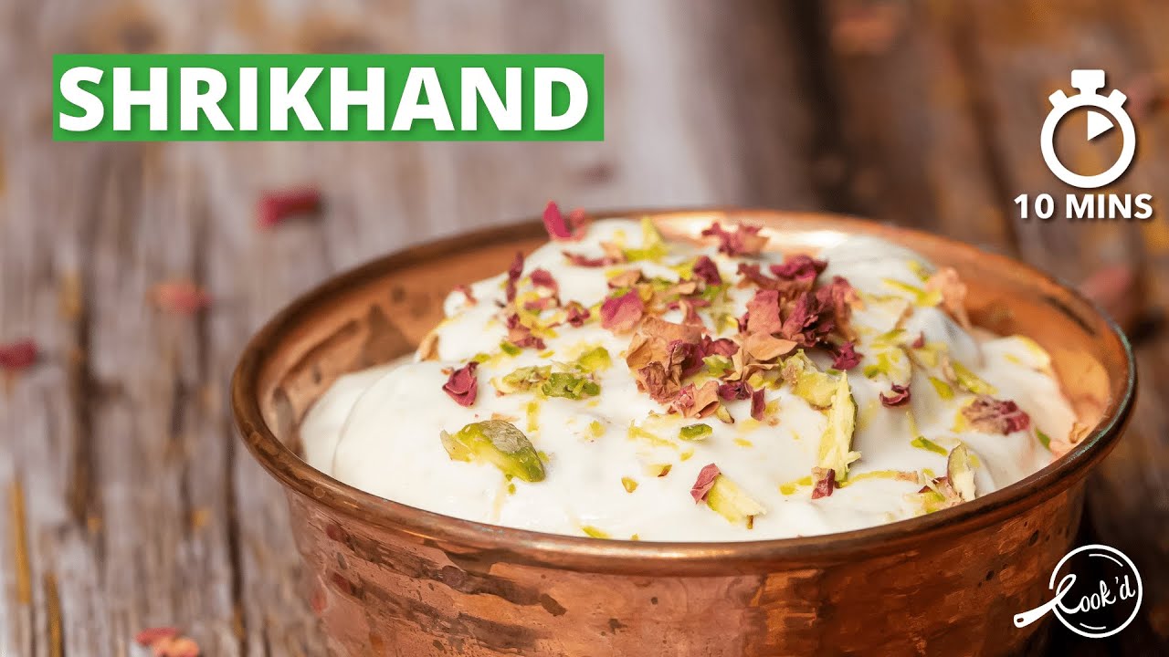 Shrikhand Recipe | Rose Shrikhand | Indian Dessert Recipes | Cookd ...