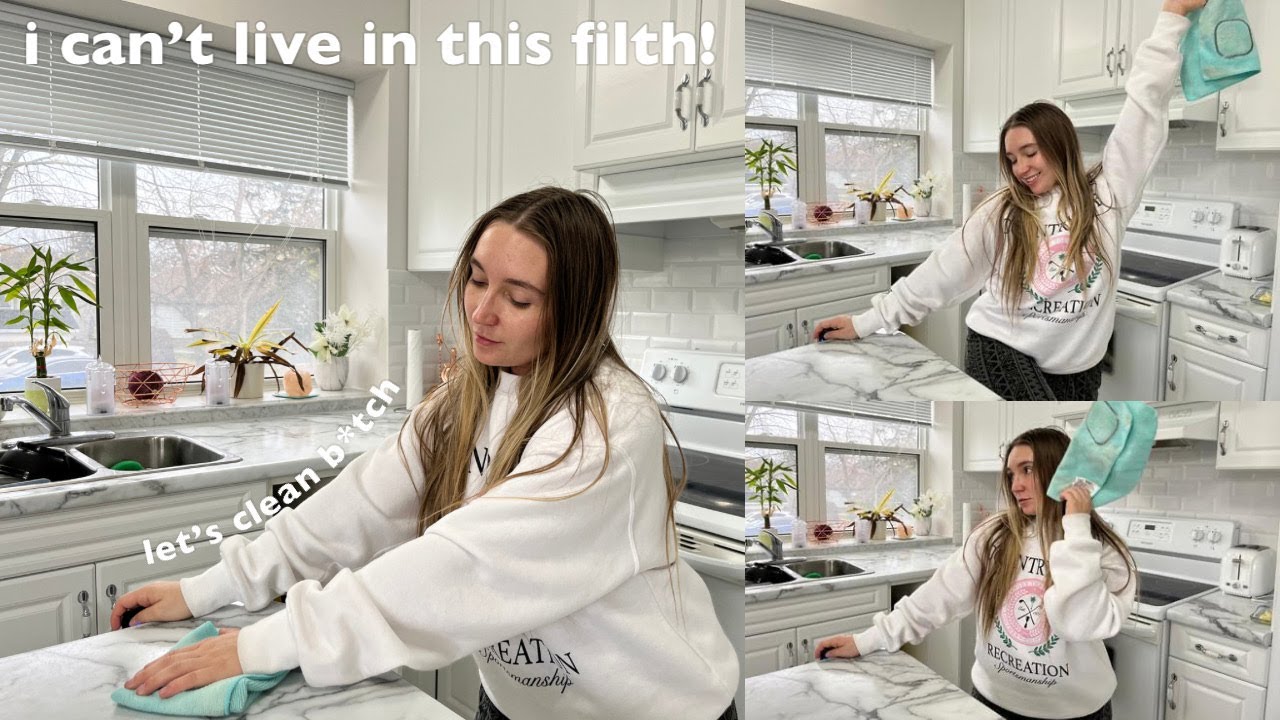 THIS PLACE IS DISGUSTING | aesthetic clean with me | productive day in ...