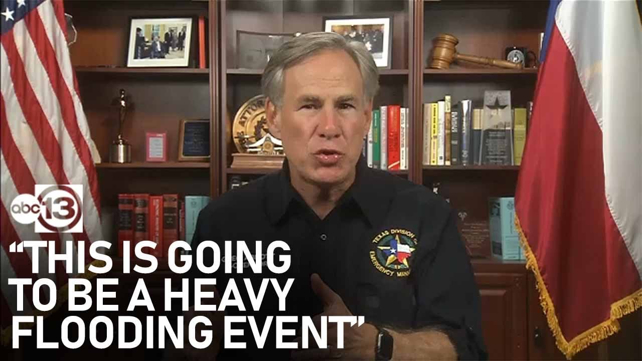 Gov. Greg Abbott says he will sign disaster declaration Monday - YouTube