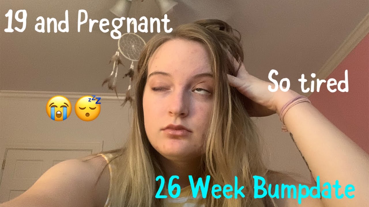19 and Pregnant: 26 Week Bumpdate +Belly Shot (time stamps) - YouTube