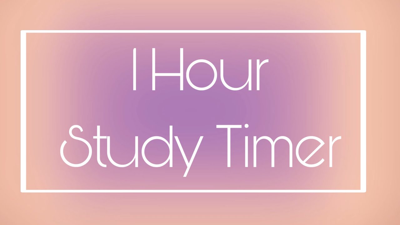 Ultimate 1-Hour Pink Hue Aura Study Timer | No Breaks | Boost ...