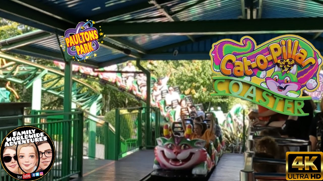 Cat-O-Pillar Roller Coaster onride POVs Paultons Park Home of Peppa Pig ...