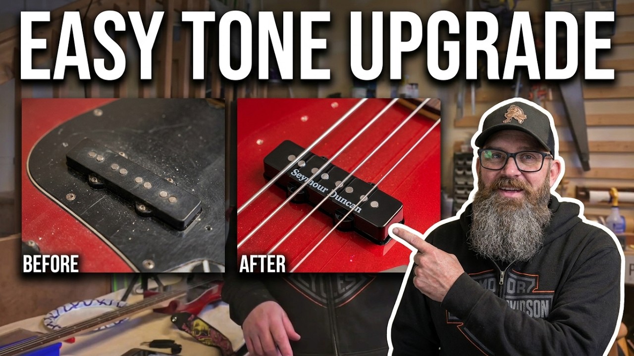 Getting better tone with easy pick up swap - YouTube