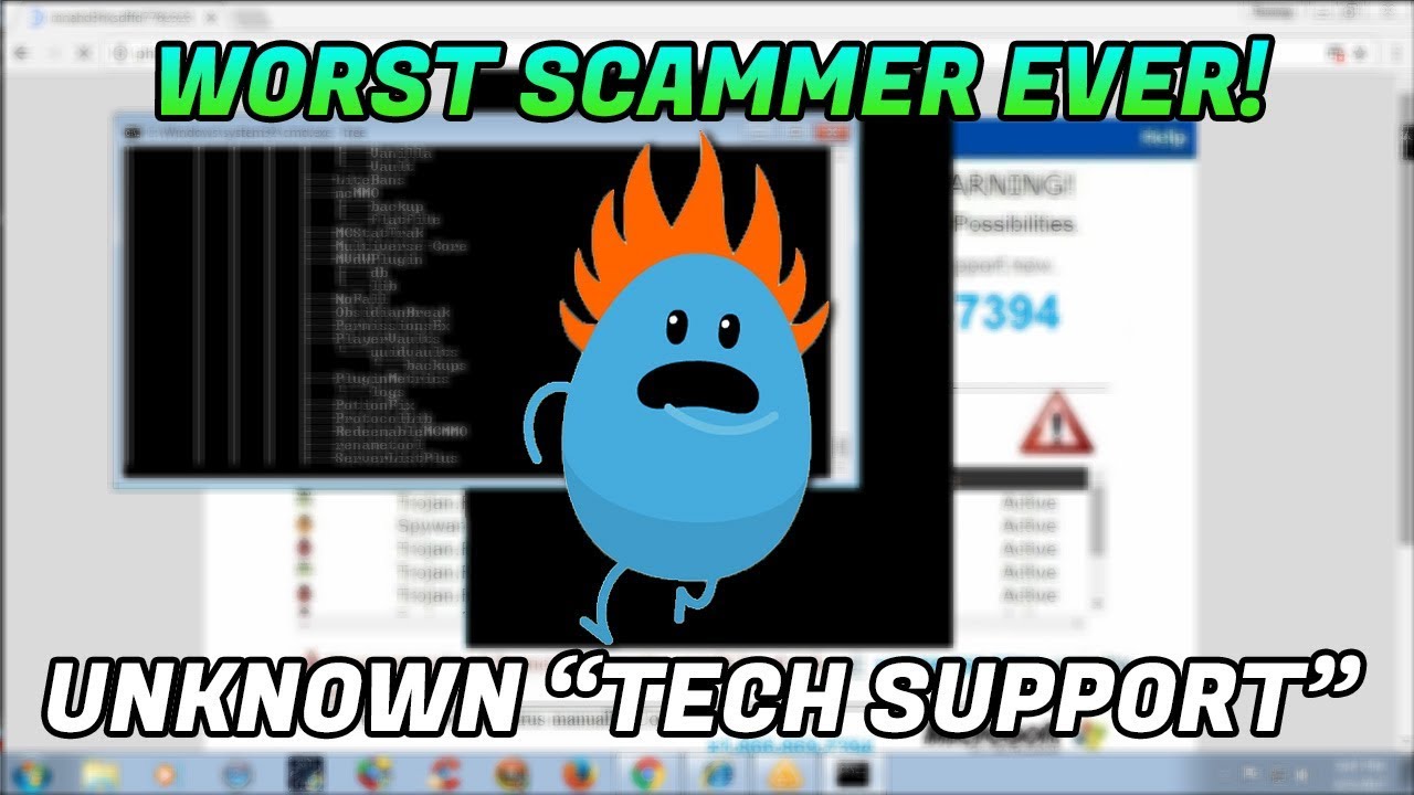 Tech Support Scam / Worst scammer ever!?!? - 1-888-969-0708 - Unknown ...