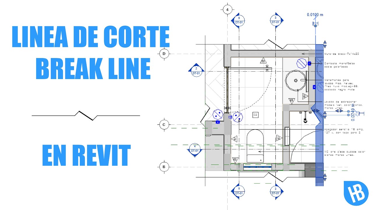 CREACIÓN DE LINEA DE CORTE O BREAK LINE OPTIMIZADA EN REVIT - YouTube