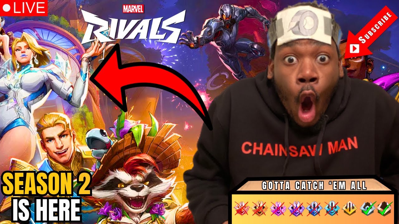 🔴[LIVE] Marvel Rivals S2: The GRIND to One Above All (3–4 Hours) | It's ...