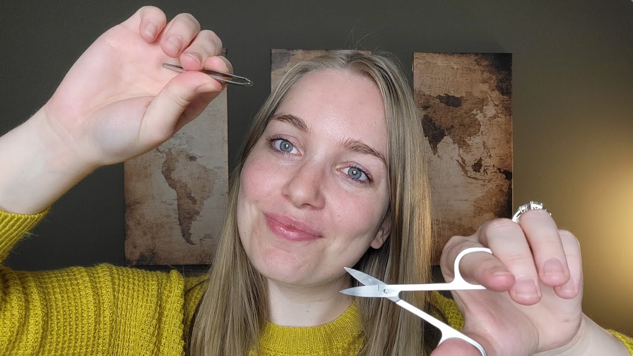 ASMR | Plucking and Snipping Your Anxieties ️ - YouTube