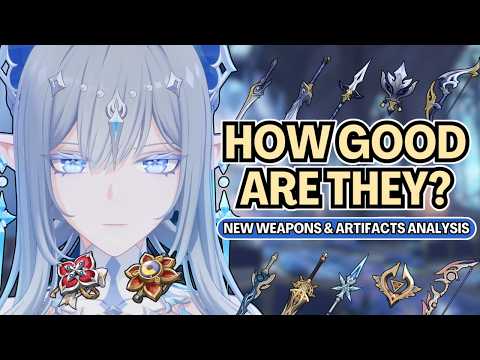 How GOOD Are the New Snezhnaya Weapons & Artifacts? | Genshin Impact 7.0 Theorycrafting & Analysis