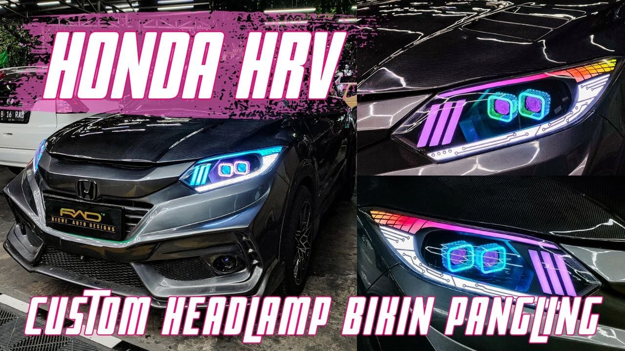 Custom Headlamp Honda HRV Super Hedon !!! - YouTube