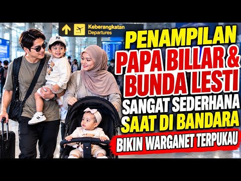 VIRAL‼️PENAMPILAN PAPA BILLAR & BUNDA LESTI SANGAT SEDERHANA SAAT DI BANDARA BIKIN WARGANET TERPUKAU
