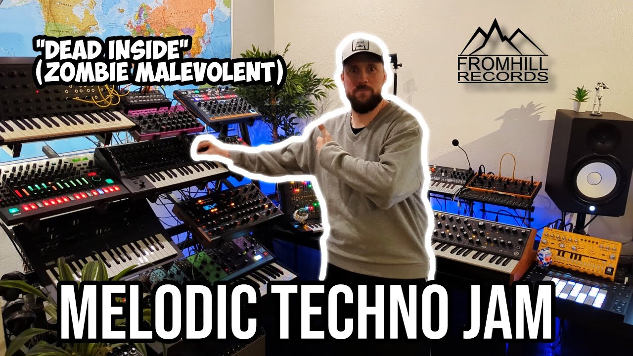 Melodic Techno Livejam - "Dead inside" (zombie Malevolent 🧟‍♂️) - YouTube