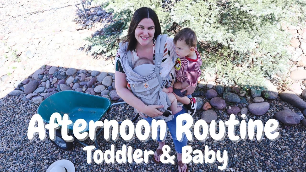 Mom of 2 Under 2 Afternoon Routine (Toddler +Baby) - YouTube