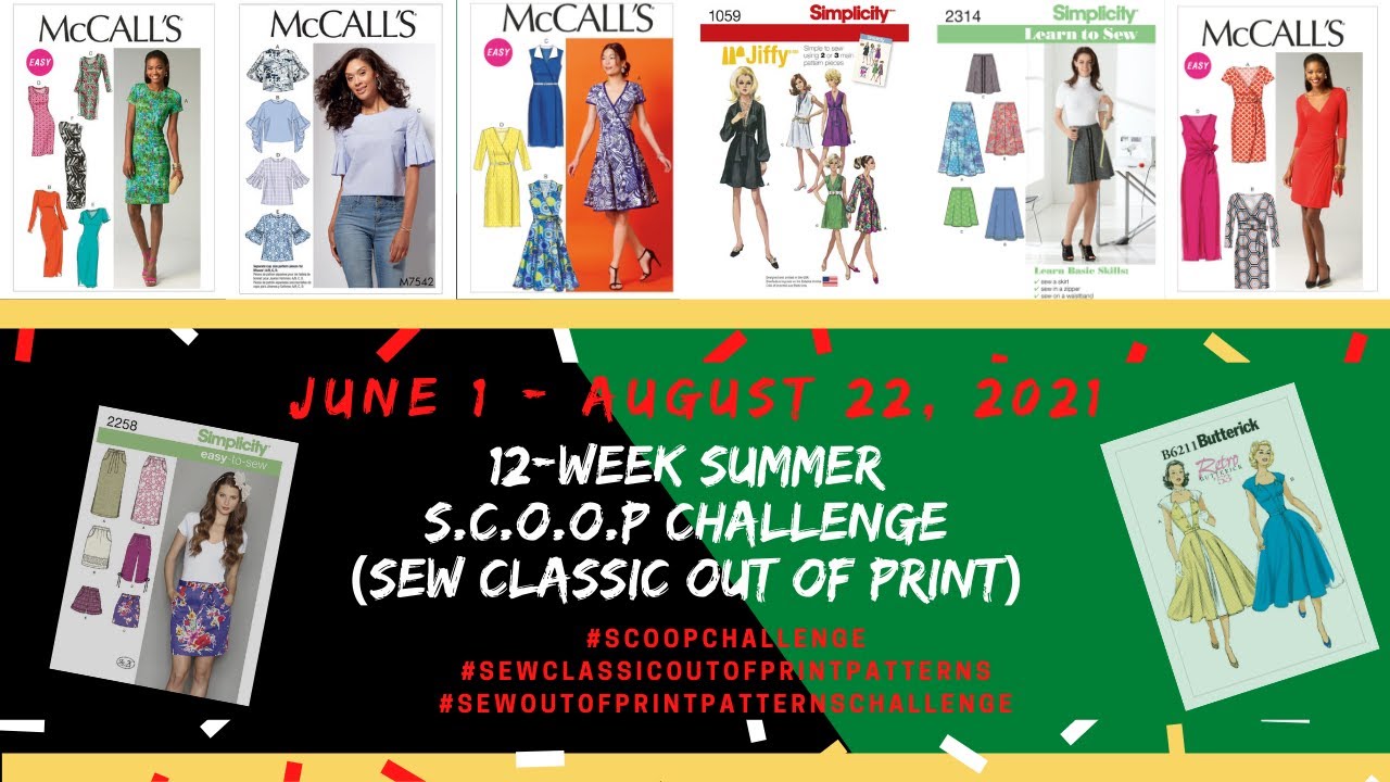 #82: 🧮 Sew Classic Out of Print Patterns (S.C.O.O.P.) Challenge🧮 | 12 ...