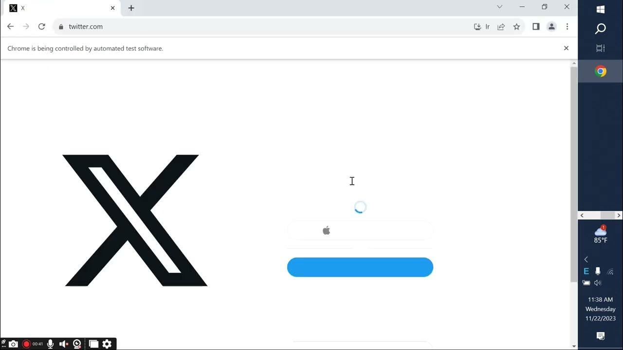 Automate login to Twitter using Python, Selenium demo - YouTube