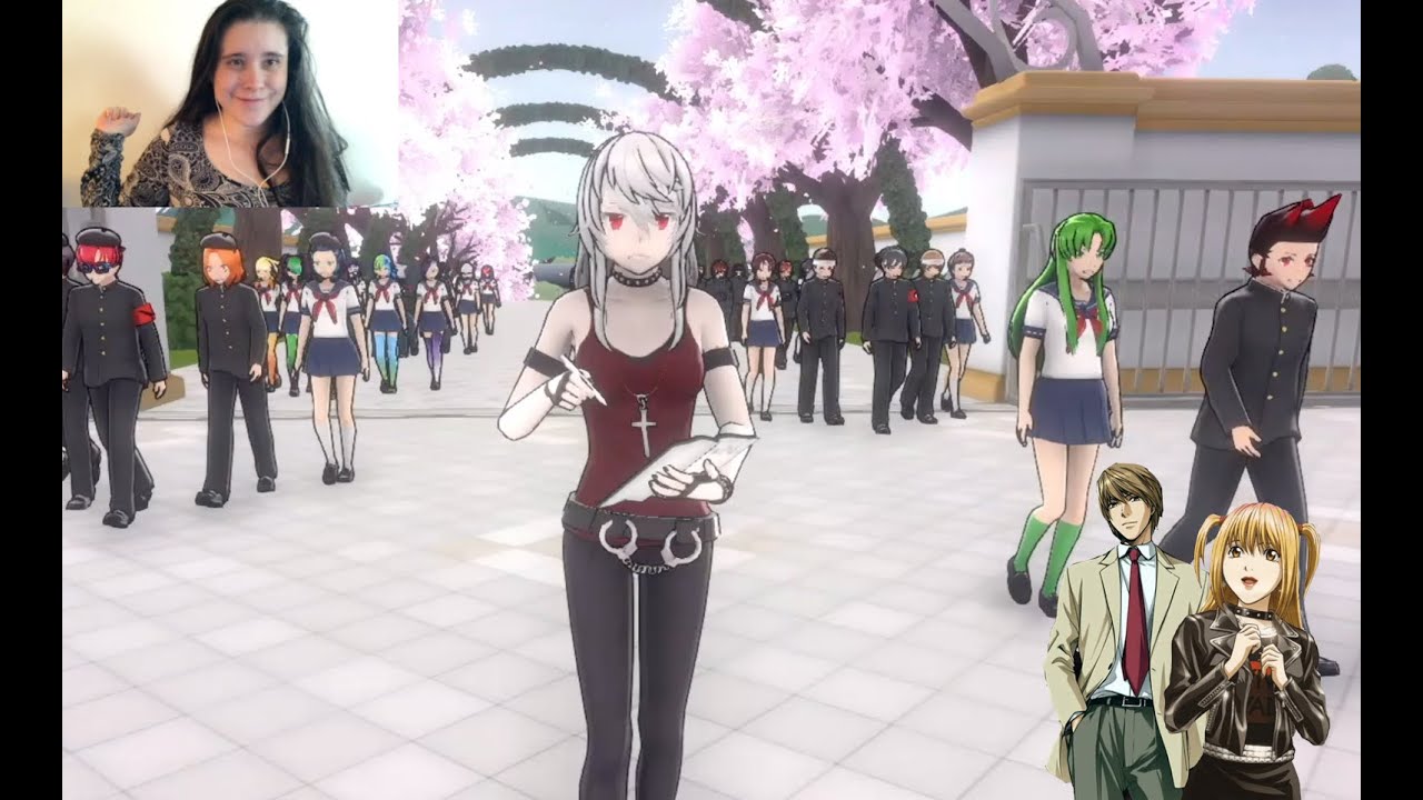 Yandere Simulator usando la Death Note - YouTube