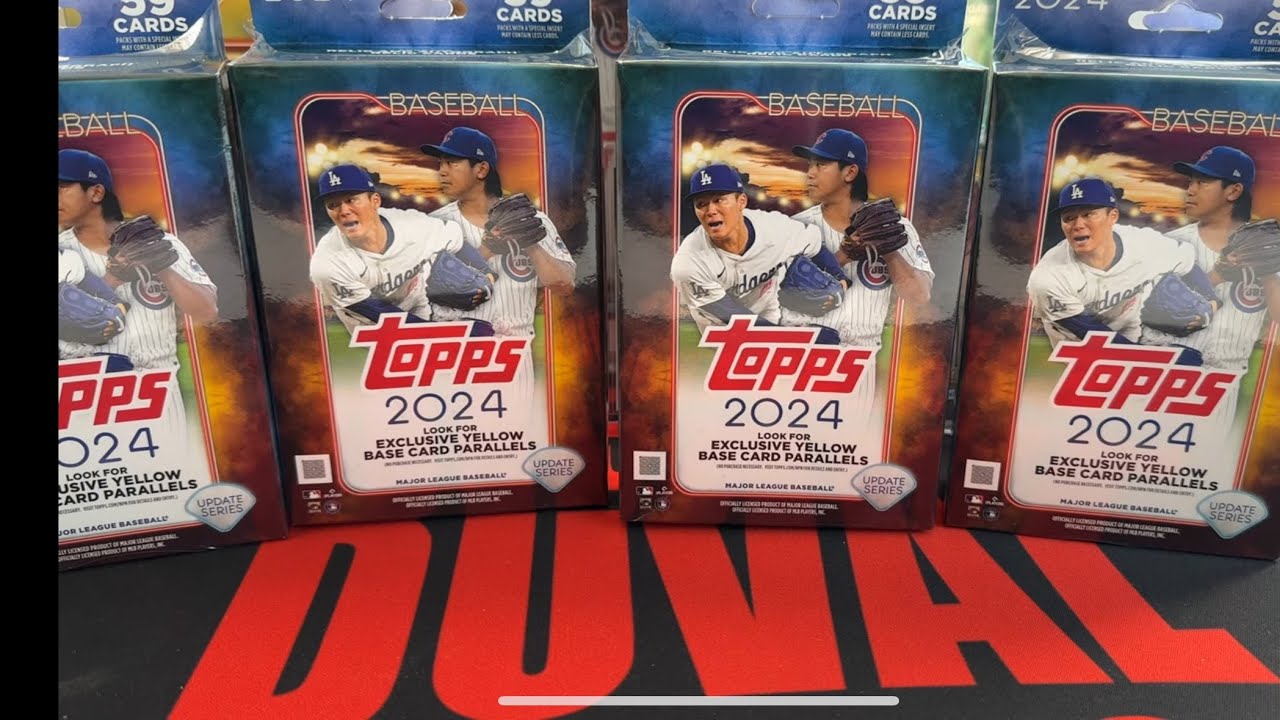 2024 Topps Update Hangers with a Super Box! Value Rip! Numbered Hits ...