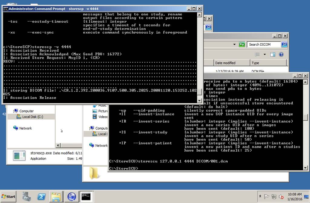 Troubleshooting DICOM using StoreSCP and StoreSCU - YouTube