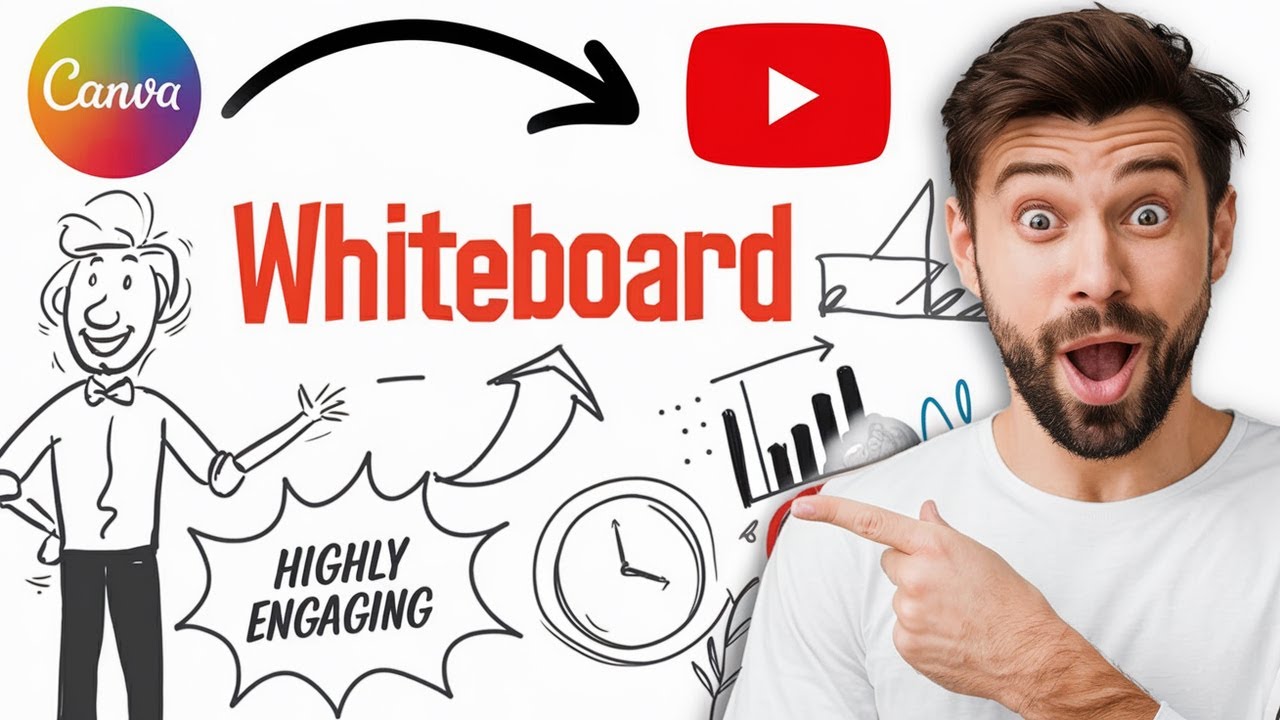 How To Make White Board Animation Video In Canva | Step By Step Guide ...