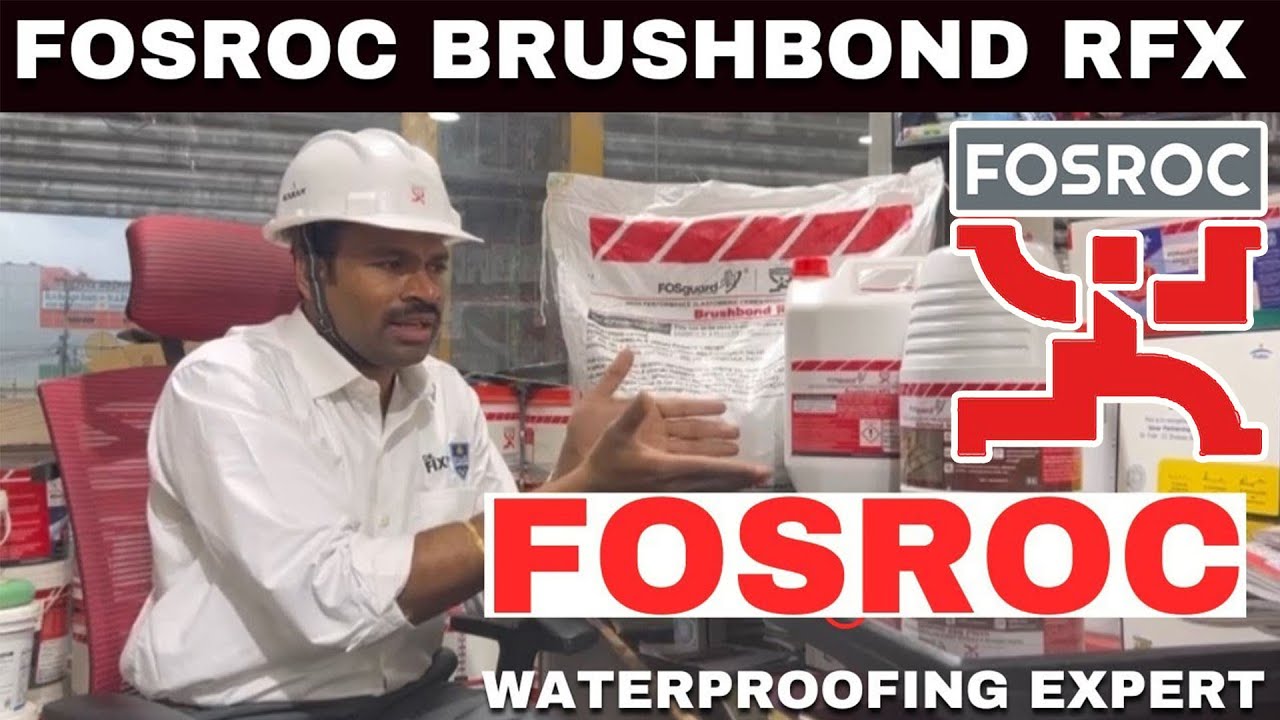 FOSROC Brushbond & Brushbond RFX Waterproofing | Fosroc Terrace ...
