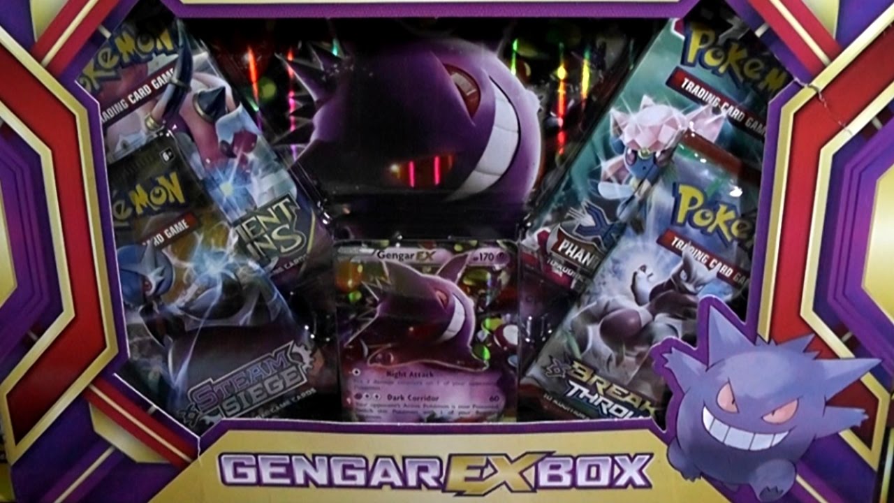 Abriendo la GENGAR EX BOX - Cartas Pokémon 2016 - YouTube