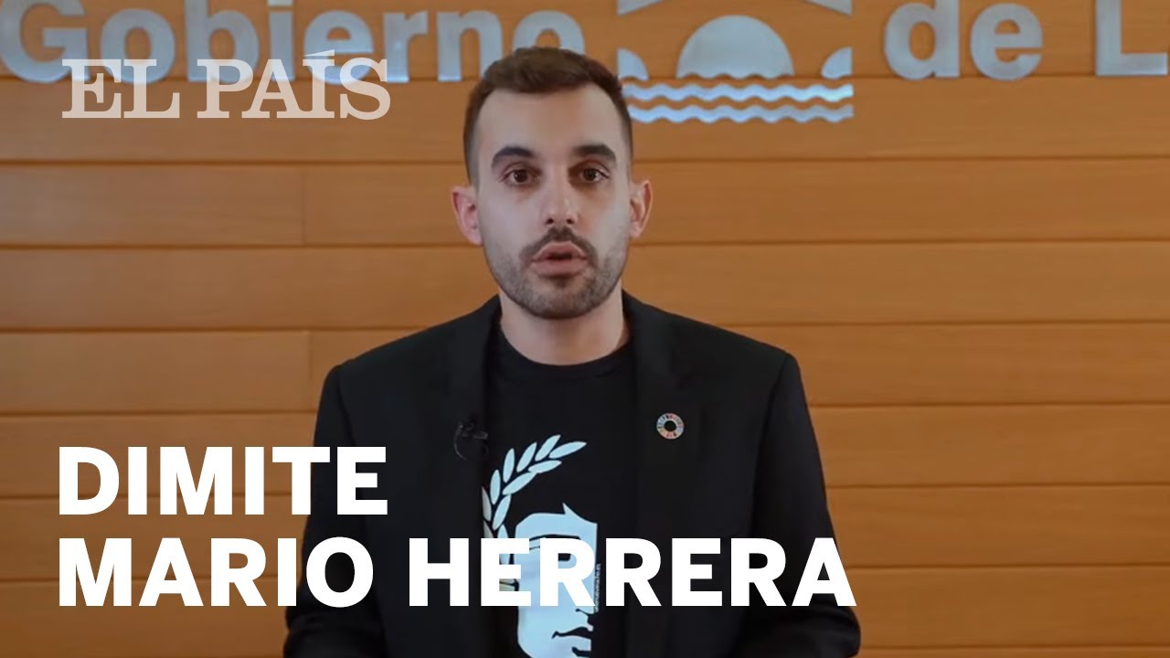 Mario Herrera se pronuncia sobre su dimisión - YouTube