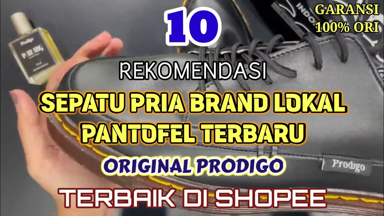 10 REKOMENDASI SEPATU PRIA BRAND LOKAL PANTOFEL TERBARU ORIGINAL ...