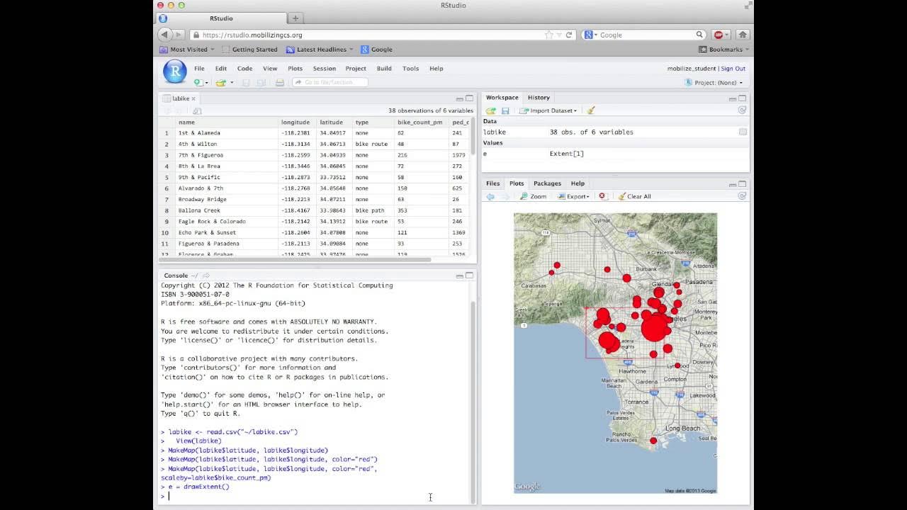 Mobilize RStudio Maps Tutorial - YouTube