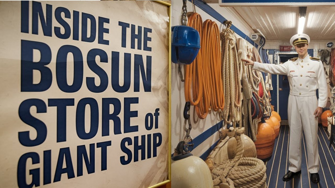 Inside Bosun Store Of Giant Ore Carrier - YouTube
